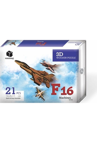 Pershang F16 Jet Uçak 3 Boyutlu Yapboz Pershang F16 Jet Uçak 3 Boyutlu Yapboz