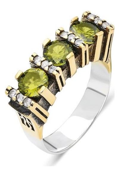 Aykat YZK-296 Otantik Gümüş Zirkon Taşlı Kadın Yüzüğü