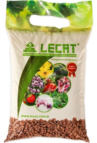 Lecat Kil Bilyesi 10 lt 3-8 mm Hidrokültür Toprağı Hidroponik Kil Lecat Kil Topları Lecat Kil Bilyesi 10 lt 3-8 mm Hidrokültür Toprağı Hidroponik Kil Lecat Kil Topları