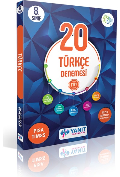 Yanıt Yayınları 8. Sınıf 20 Türkçe Denemesi Video Çözümlü