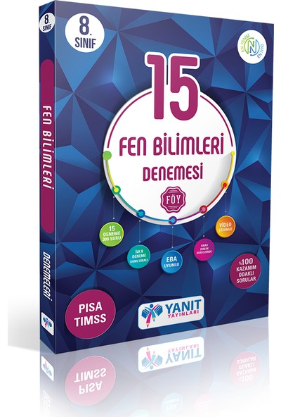 Yanıt Yayınları 8. Sınıf 15 Fen Bil. Denemesi Video Çözümlü Yanıt Yayınları 8. Sınıf 15 Fen Bil. Denemesi Video Çözümlü