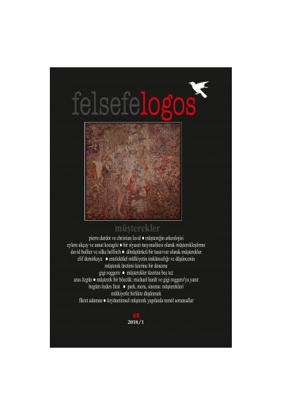 Felsefelogos Sayı: 68 Müşterekler Felsefelogos Sayı: 68 Müşterekler