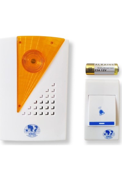 Kirgil Kapi Zili Kablosuz Wireless 32 Melodili Kapi Zili