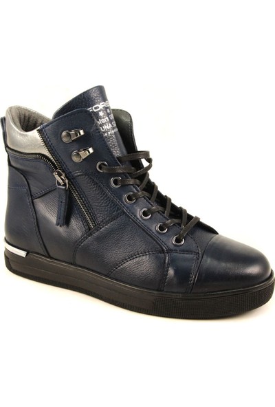 Forelli 52652 Kadın Lacivert Deri Bot
