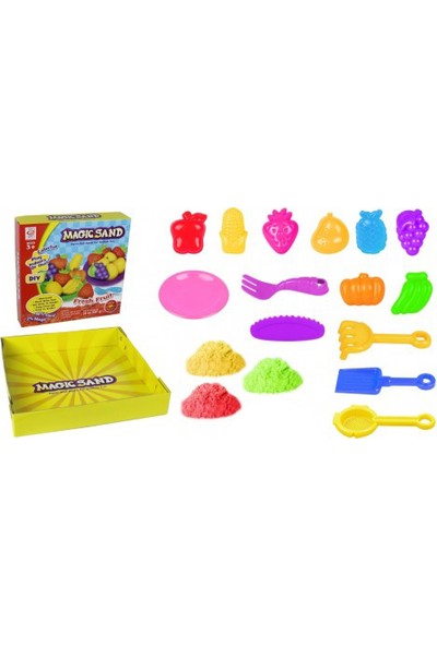 Toys e Toys Kinetik Kum Magic Sand Meyve Yapma Seti Toys e Toys Kinetik Kum Magic Sand Meyve Yapma Seti