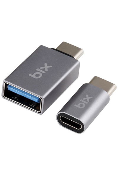 BIX Adp-04 2Si 1 Arada Mıcro Usb - Type-C Çeviri Ve Usb 3.0-Type-C Otg Şarj/Data Transfer Macbook Uyumlu Çevirici Adaptör BIX Adp-04 2Si 1 Arada Mıcro Usb - Type-C Çeviri Ve Usb 3.0-Type-C Otg Şarj/Data Transfer Macbook Uyumlu Çevirici Adaptör