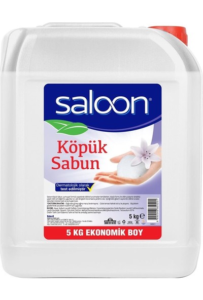 Saloon Köpük Sabun Şeffaf Floral 5l