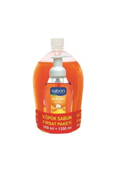 Saloon Köpük Sabun Mango 300 + 1250 ml