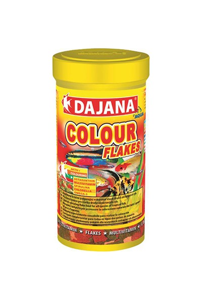 Dajana Colour Flakes Renklendirici Pul Yem 100 ML 20 Gr Dajana Colour Flakes Renklendirici Pul Yem 100 ML 20 Gr