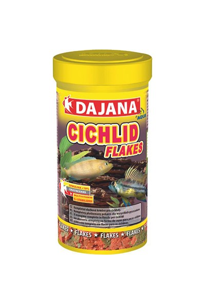 Dajana Cichlid Flakes Pul Yem 1000 ML 200 Gr Dajana Cichlid Flakes Pul Yem 1000 ML 200 Gr