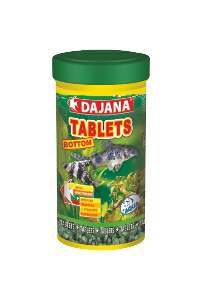 Dajana Tablets Bottom Dip Balıkları Tablet Yem 100 Ml 50 Gr Dajana Tablets Bottom Dip Balıkları Tablet Yem 100 Ml 50 Gr