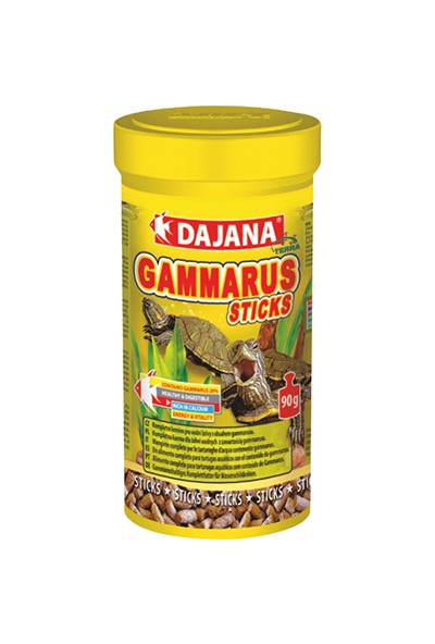 Dajana Gammarus Sticks Kaplumbağa Yemi 250 Ml 90 Gr Dajana Gammarus Sticks Kaplumbağa Yemi 250 Ml 90 Gr