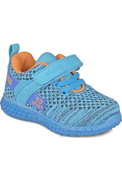 Vicco Alfa Patik Işıklı Spor Ayakkabı Mavi 313.P20Y.104