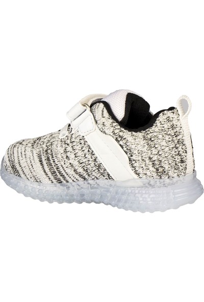 Vicco Alfa Işıklı Unisex Çocuk Beyaz Spor Ayakkabı