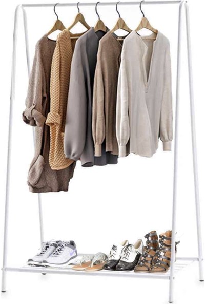 Weblonya Ayaklı Elbise Askısı Konfeksiyon Etek Pantolon Askısı 5061