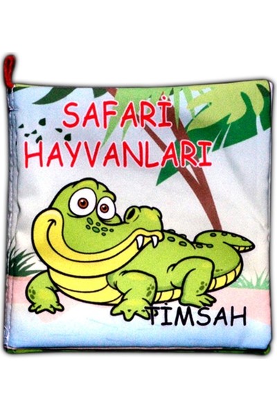 Tox Safari Hayvanları Kumaş Sessiz Kitap - Bez Kitap