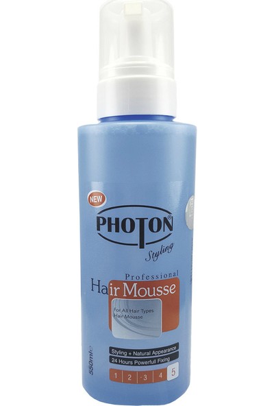 Photon Gazsız Saç Köpüğü 550 ml Hair Mousse