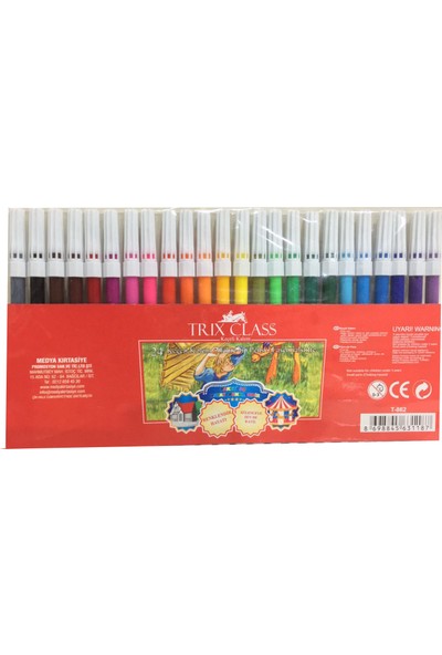 Trix T-862 Keçeli Kalem 24'lü Trix T-862 Keçeli Kalem 24'lü