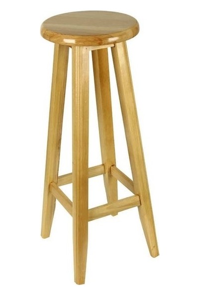 Türkay Yuvarlak Ahşap Tabure 60 cm