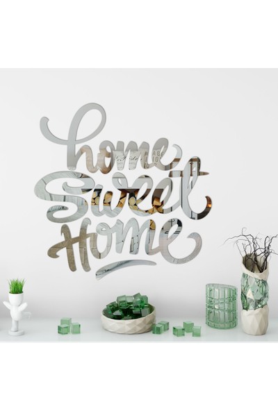 Dez Home Sweet Home Akrilik Duvar Aynası