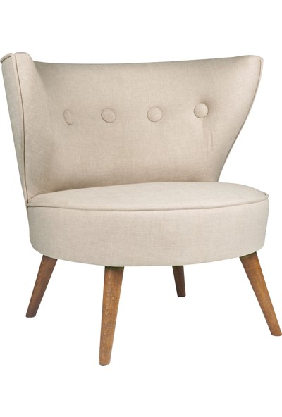 Ze10 Design Riverhead Tekli Koltuk Krem