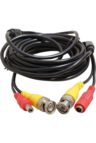 Electroon Cctv Kablo 20METRE Bnc+Power Jak Fişli Electroon Cctv Kablo 20METRE Bnc+Power Jak Fişli