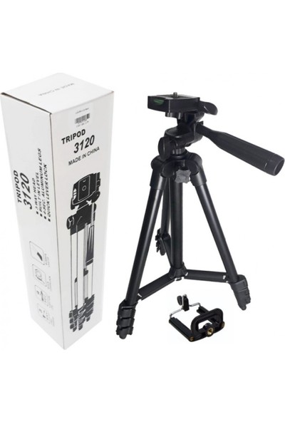 TF-3120 102 cm Cep Telefonu Fotoğraf Makinesi Tripod + Telefon Tutacağı TF-3120 102 cm Cep Telefonu Fotoğraf Makinesi Tripod + Telefon Tutacağı