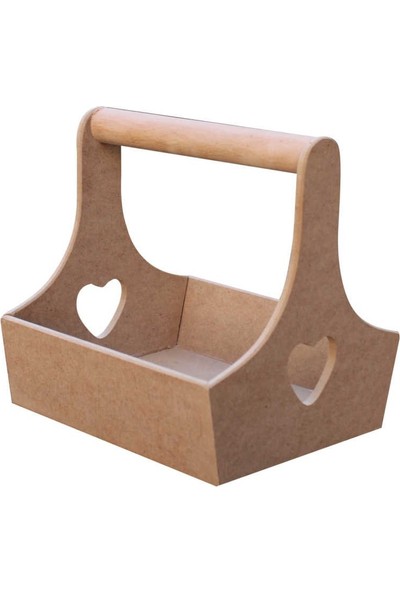 Okutan Hobi Ahşap Kalpli Sosluk 20 x 17 x 20 cm Okutan Hobi Ahşap Kalpli Sosluk 20 x 17 x 20 cm