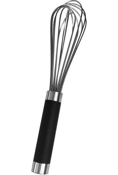 Penguen Metal Büyük Çırpıcı Silikon Siyah PNG-1678