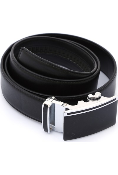 Paşala Kemer Otomatik Toka Makaralı Raylı Sistem Siyah