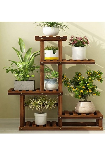 Asude Ahşap Saksı Standı Asude Ahşap Saksı Standı