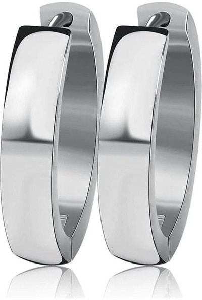 Takı Dükkanı Ince Halka Erkek Kadın Unisex Çelik Küpe Çifti 3 mm mse6 Takı Dükkanı Ince Halka Erkek Kadın Unisex Çelik Küpe Çifti 3 mm mse6