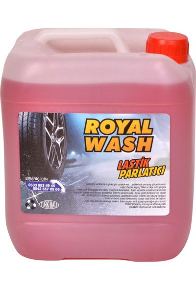 Royalwash Lastik Parlatıcı 5 kg + Uygulama Süngeri Royalwash Lastik Parlatıcı 5 kg + Uygulama Süngeri