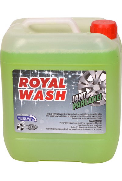 Royalwash Jant Temizleyici ve Parlatıcı 5 Kg Royalwash Jant Temizleyici ve Parlatıcı 5 Kg