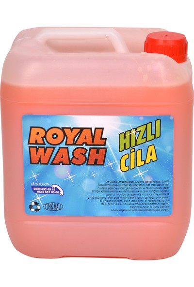 Royalwash Hızlı Cila 5 kg + Uygulama Süngeri
