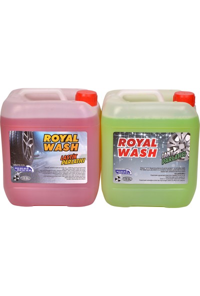 Royalwash Jant Parlatıcı + Lastik Parlatıcı 2'li Set