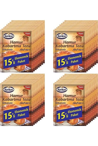 Kenton Kabartma Tozu 15'li Poşet 4'lü