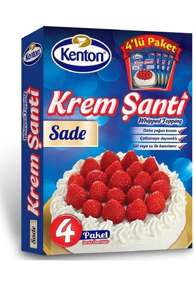 Kenton Krem Şanti Sade 300 gr Kenton Krem Şanti Sade 300 gr