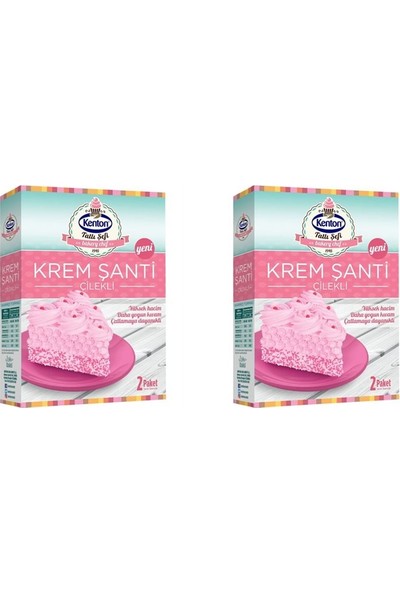 Kenton Tatlı Şefi Krem Şanti Çilekli 150 gr 2'li Kenton Tatlı Şefi Krem Şanti Çilekli 150 gr 2'li
