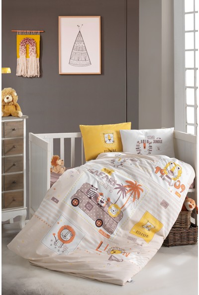 Clasy Pamuk Lion Bebek Nevresim Takımı