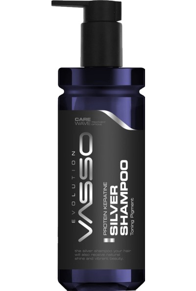 Vasso Protein Keratin Silver Shade Gri ve Beyaz Saçlar İçin Şampuan 370 ml Vasso Protein Keratin Silver Shade Gri ve Beyaz Saçlar İçin Şampuan 370 ml