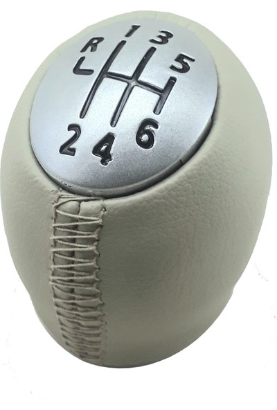 Otom Parçası Megane 3 Vites Topuzu (Bej Deri) Otom Parçası Megane 3 Vites Topuzu (Bej Deri)