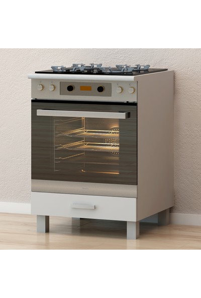 Fly Mobilya Ankastre Modülü Gri