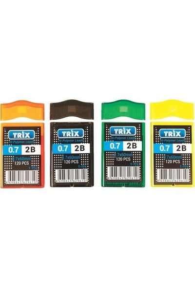 Trix O7 mm Kalem Ucu - 4 Adet 120'li Trix O7 mm Kalem Ucu - 4 Adet 120'li