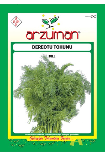 Arzuman Sebze Derem Dereotu Tohum 25 gr
