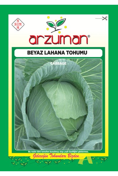Arzuman Sebze Beyaz Lahana Tohum Yalova1 10 gr