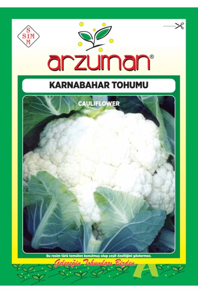 Arzuman Sebze Karnabahar Tohum 10 gr