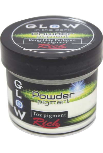 Rich Glow Powder Pigment Natural Yeşil 60 cc Rich Glow Powder Pigment Natural Yeşil 60 cc