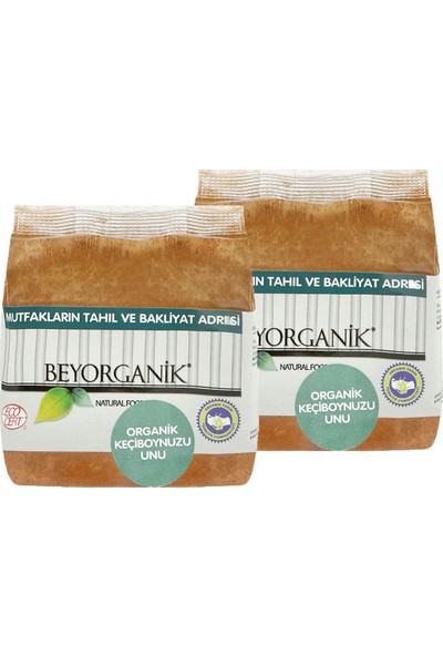 Beyorganik Organik Keçiboynuzu Unu 250 gr x 2'li Beyorganik Organik Keçiboynuzu Unu 250 gr x 2'li