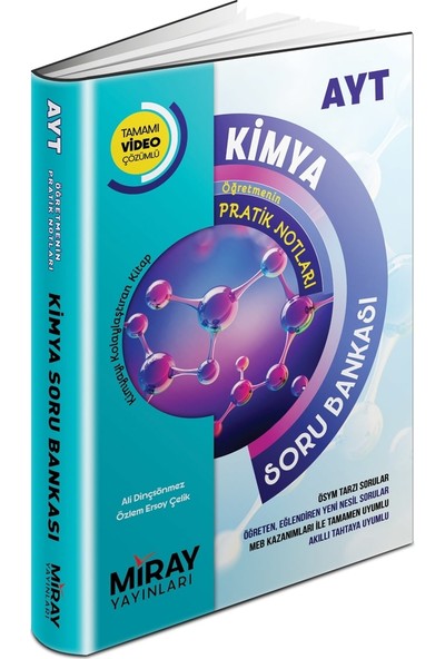 Miray Yayınları AYT Video Çözümlü Kimya Soru Bankası